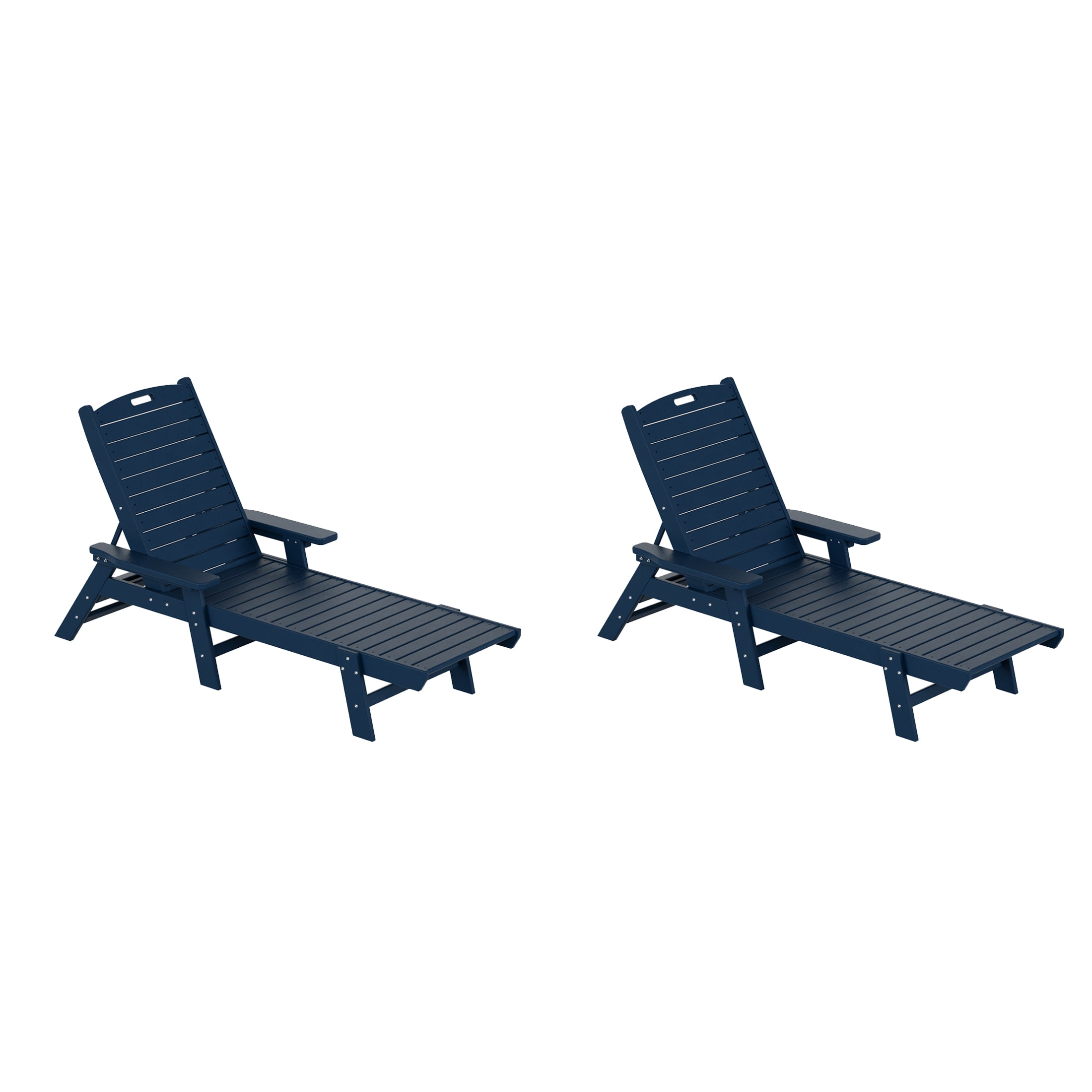 WestinTrends Malibu Outdoor Lounge Chairs Set of 2, All Weather Patio ...
