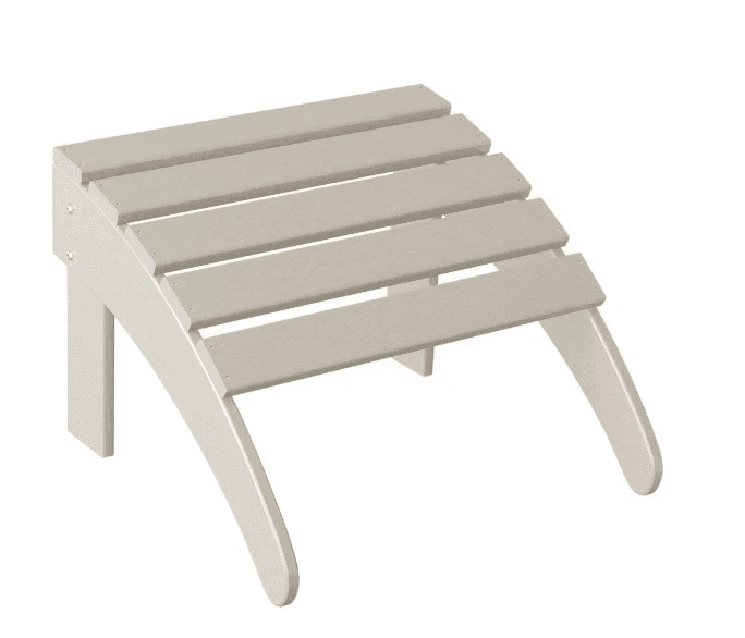 WestinTrends Outdoor Ottoman, Patio Adirondack Ottoman Foot Rest, All ...
