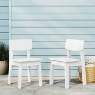 WestinTrends Playa Outdoor Modern Stackable Plastic Patio Dining Chairs ...