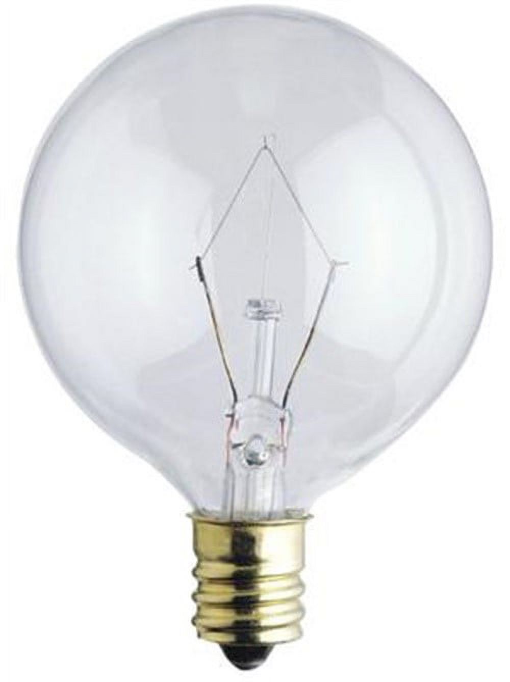 Westinghouse 03822 - 25G161/2/CB G16 5 Decor Globe Light Bulb - Walmart.com