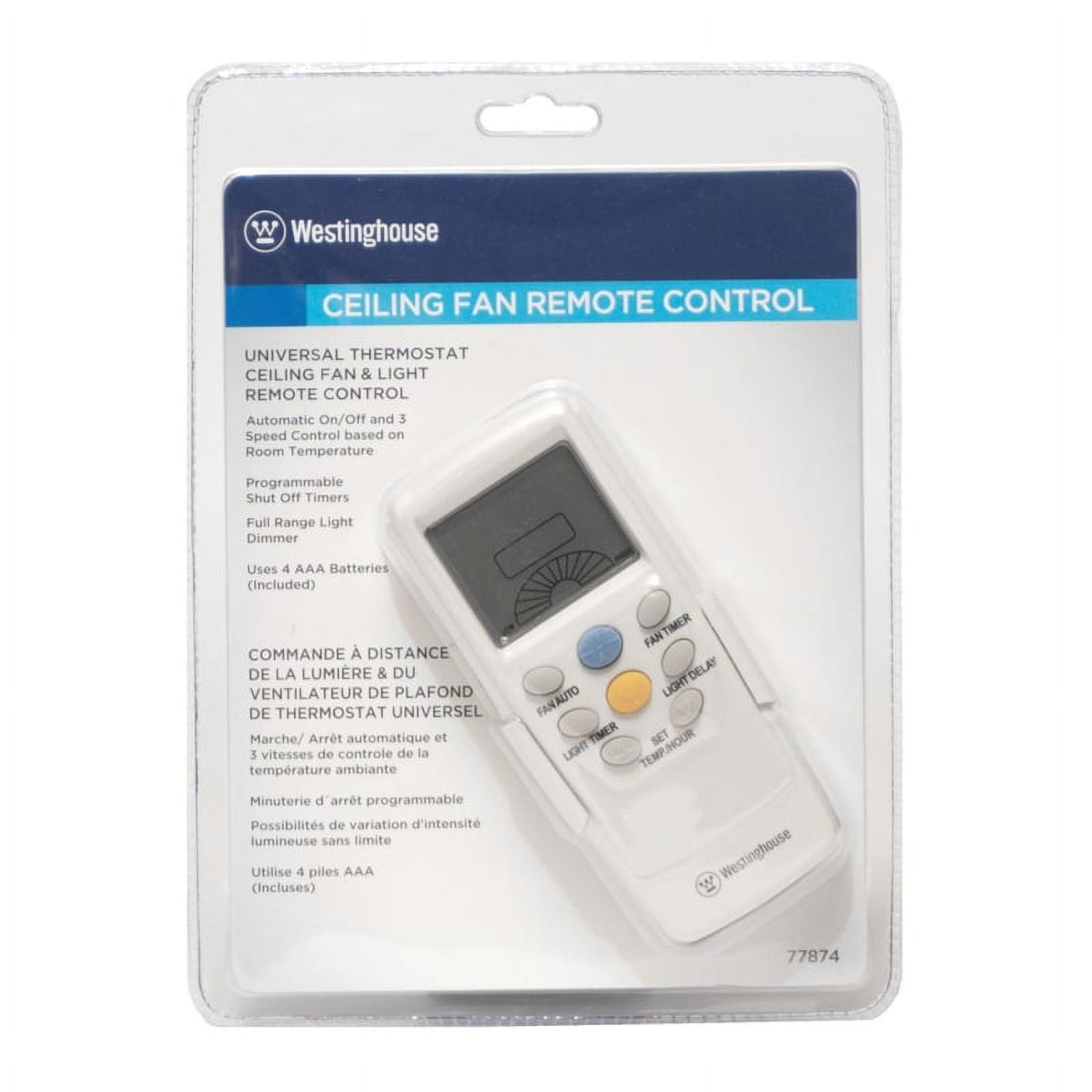 Westinghouse 1.25 amps Remote Control White 1 pk - Walmart.com