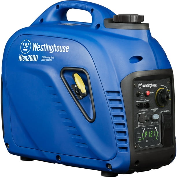 Westinghouse 2800 Peak Watt Portable Gas Inverter Generator - Walmart.com