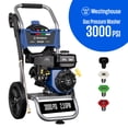 Westinghouse 3000 PSI, 2.3 GPM Gas Pressure Washer with 4 Quick Connect ...