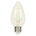 Westinghouse 3319300 25-Watt Equivalent F15 Dimmable Clear Filament LED Light Bulb with Medium ...
