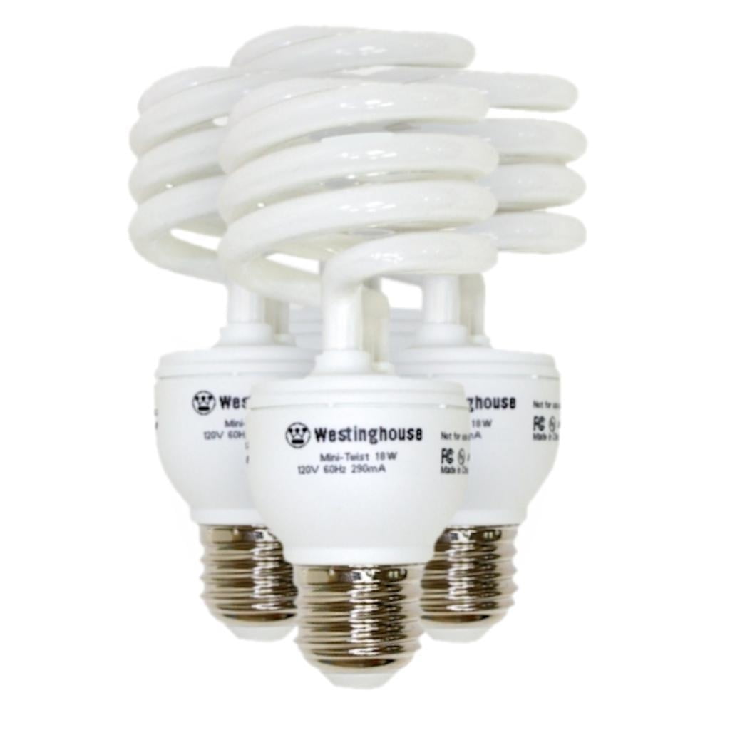 Westinghouse 37952 - 18MINITWIST/35/4PK Twist Medium Screw Base Compact ...
