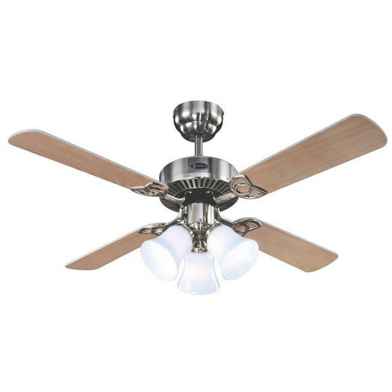 Westinghouse 42" 4-Blade Crusader Ceiling Fan, Nickel - Walmart.com
