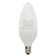 Westinghouse 3319300 25-Watt Equivalent F15 Dimmable Clear Filament LED Light Bulb with Medium ...
