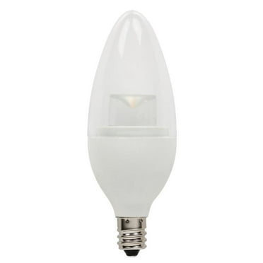 Westinghouse 3319300 25-Watt Equivalent F15 Dimmable Clear Filament LED Light Bulb with Medium ...