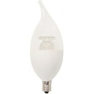 Westinghouse 3319300 25-Watt Equivalent F15 Dimmable Clear Filament LED Light Bulb with Medium ...