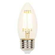 Westinghouse 3319300 25-Watt Equivalent F15 Dimmable Clear Filament LED Light Bulb with Medium ...