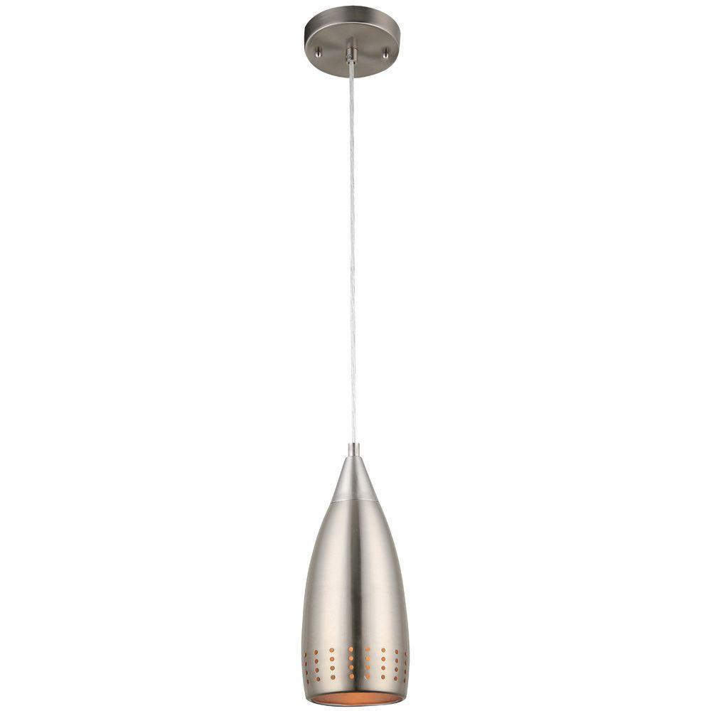 Westinghouse 61013 Adjustable Mini Pendant w/ Perforated Metal Shade ...