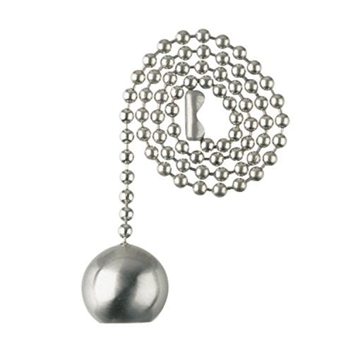 Westinghouse 77217 Decorative Pull Chain 12" Brushed Nickel - Walmart.com