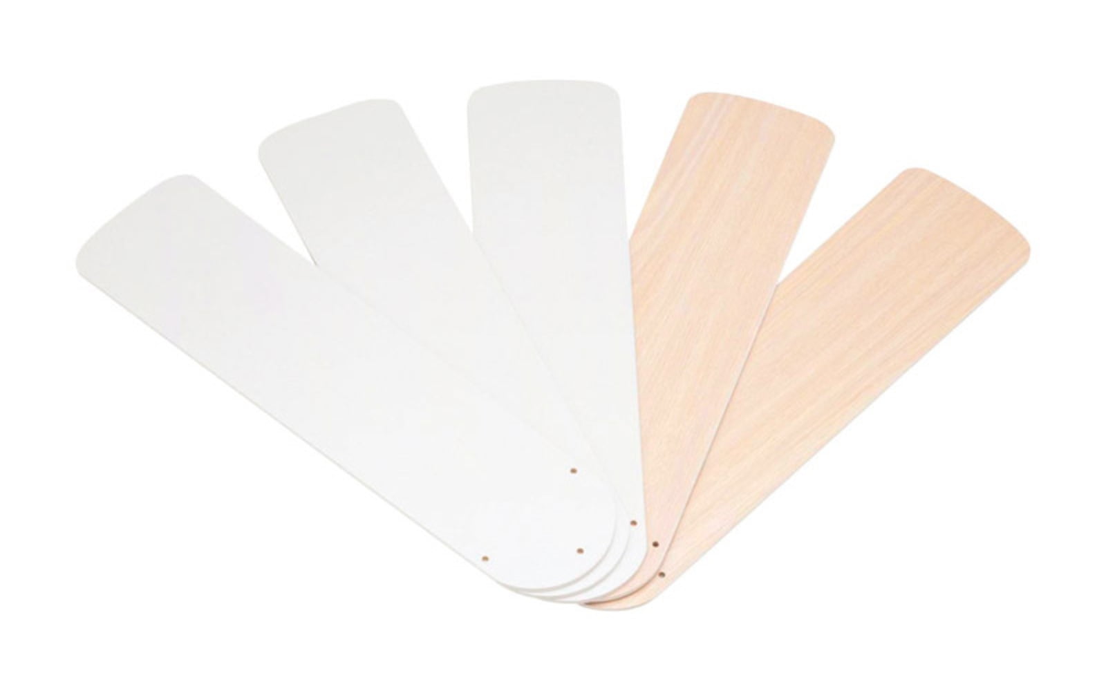 Westinghouse 7741600 52" White and Bleached Oak Reversible Fan Blades ...