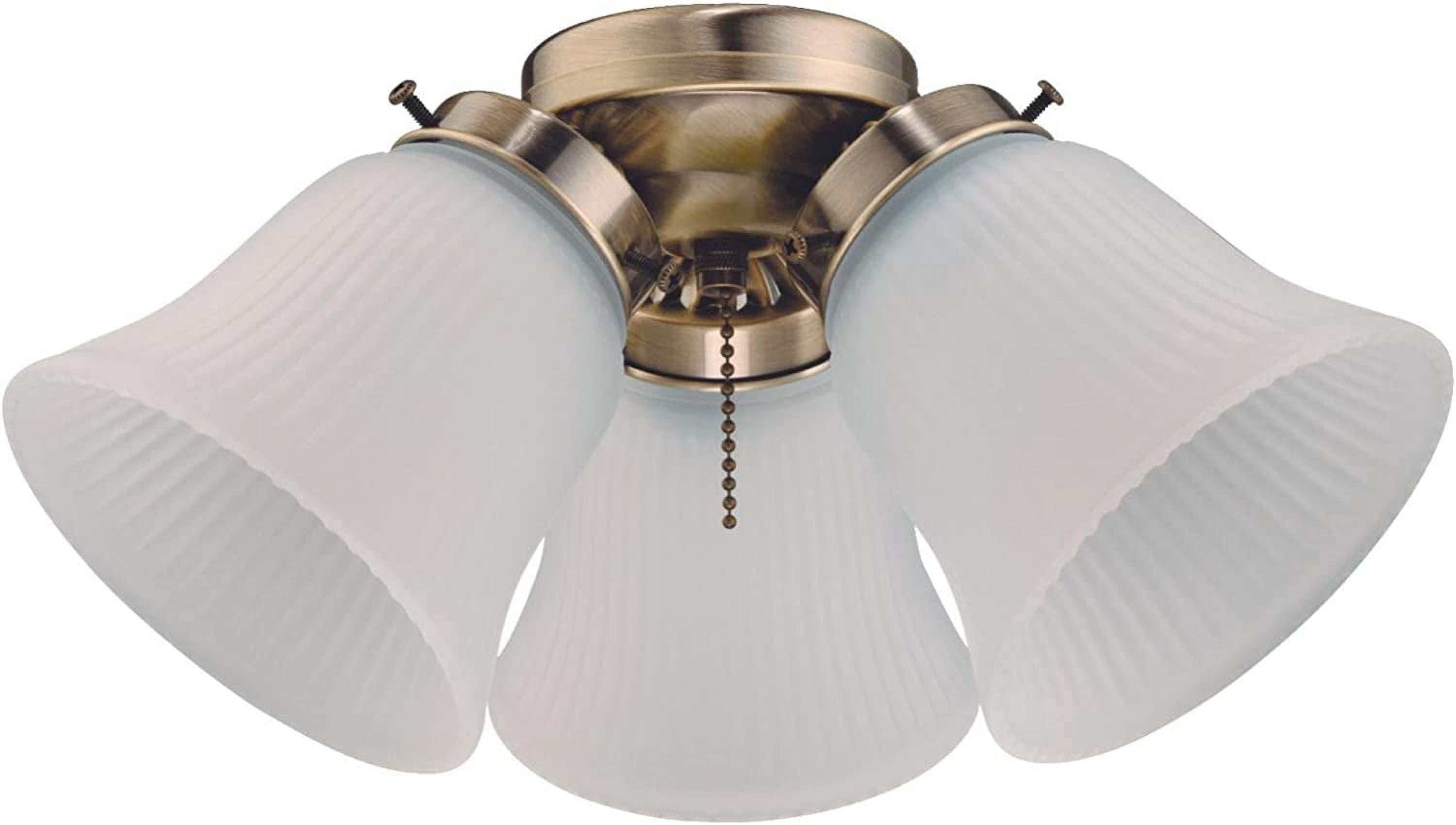 Westinghouse 7784800 Three LED Cluster Ceiling Fan Light Kit, Antique ...