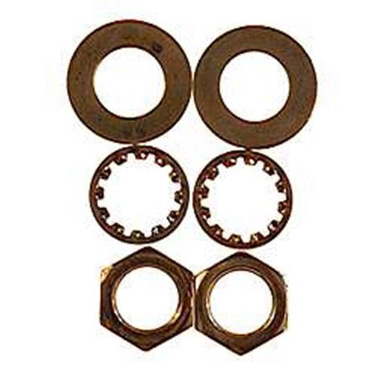 Westinghouse Brass-Plated Steel Nut & Washer Assortment (6-Piece) 70628 ...