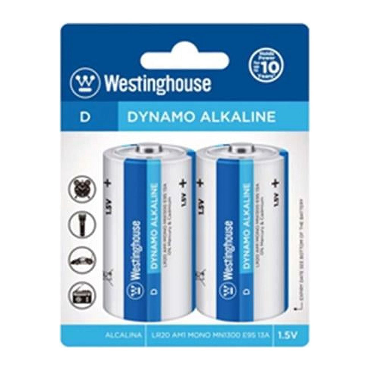 Westinghouse D Dynamo Alkaline Battery - Walmart.com