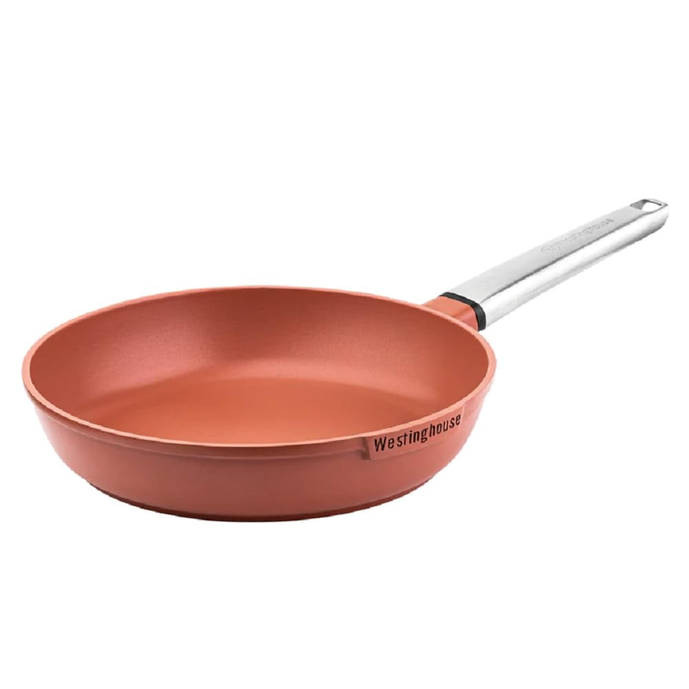 Westinghouse Fry Pan, 10 Inches, Red, Cast aluminum, Kitchen, Kitchen ...
