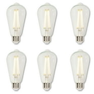 Westinghouse 3319300 25-Watt Equivalent F15 Dimmable Clear Filament LED Light Bulb with Medium ...