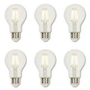 Westinghouse 3319300 25-Watt Equivalent F15 Dimmable Clear Filament LED Light Bulb with Medium ...