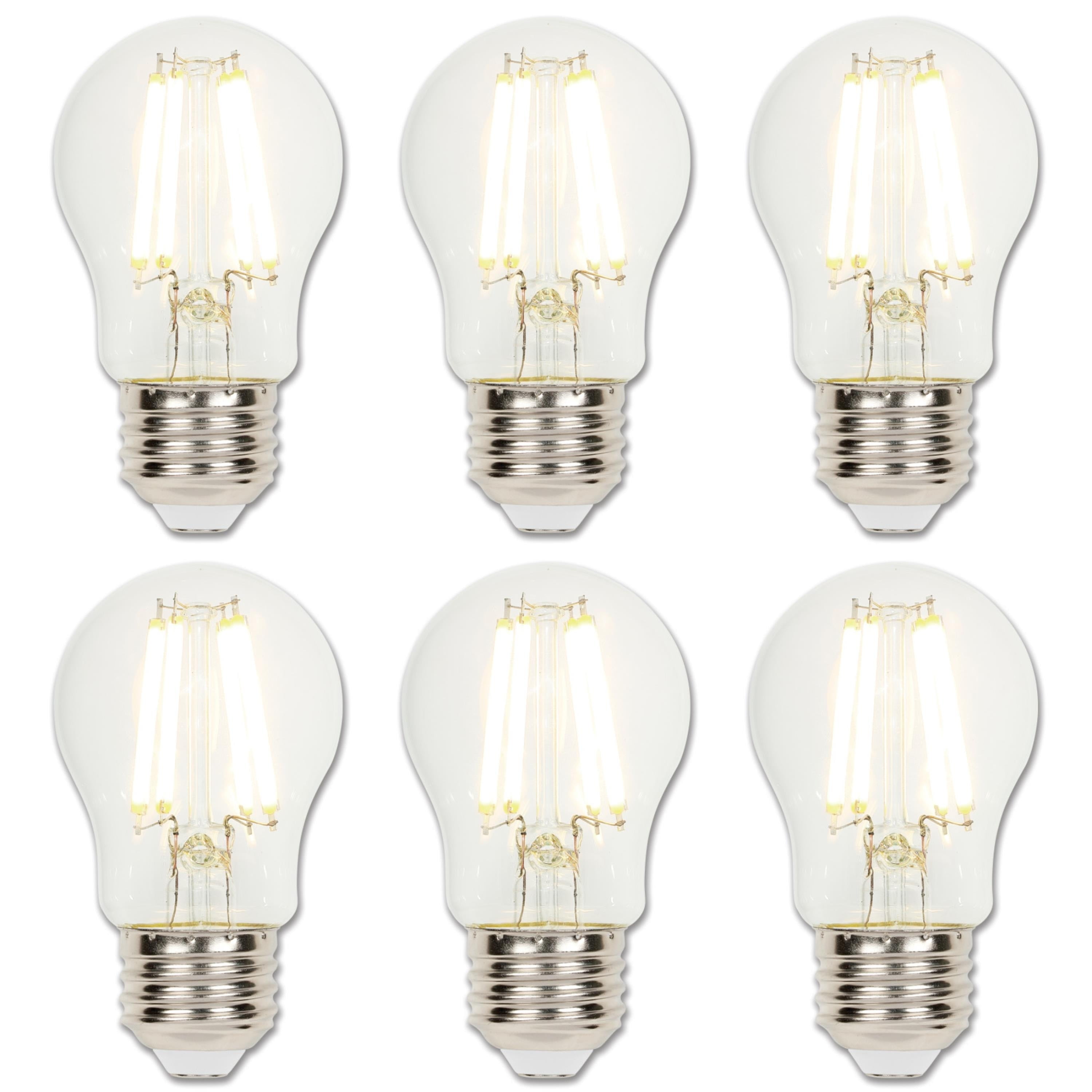 Westinghouse Lighting 6-Watt (60-Watt Equivalent) Clear A15 Dimmable ...