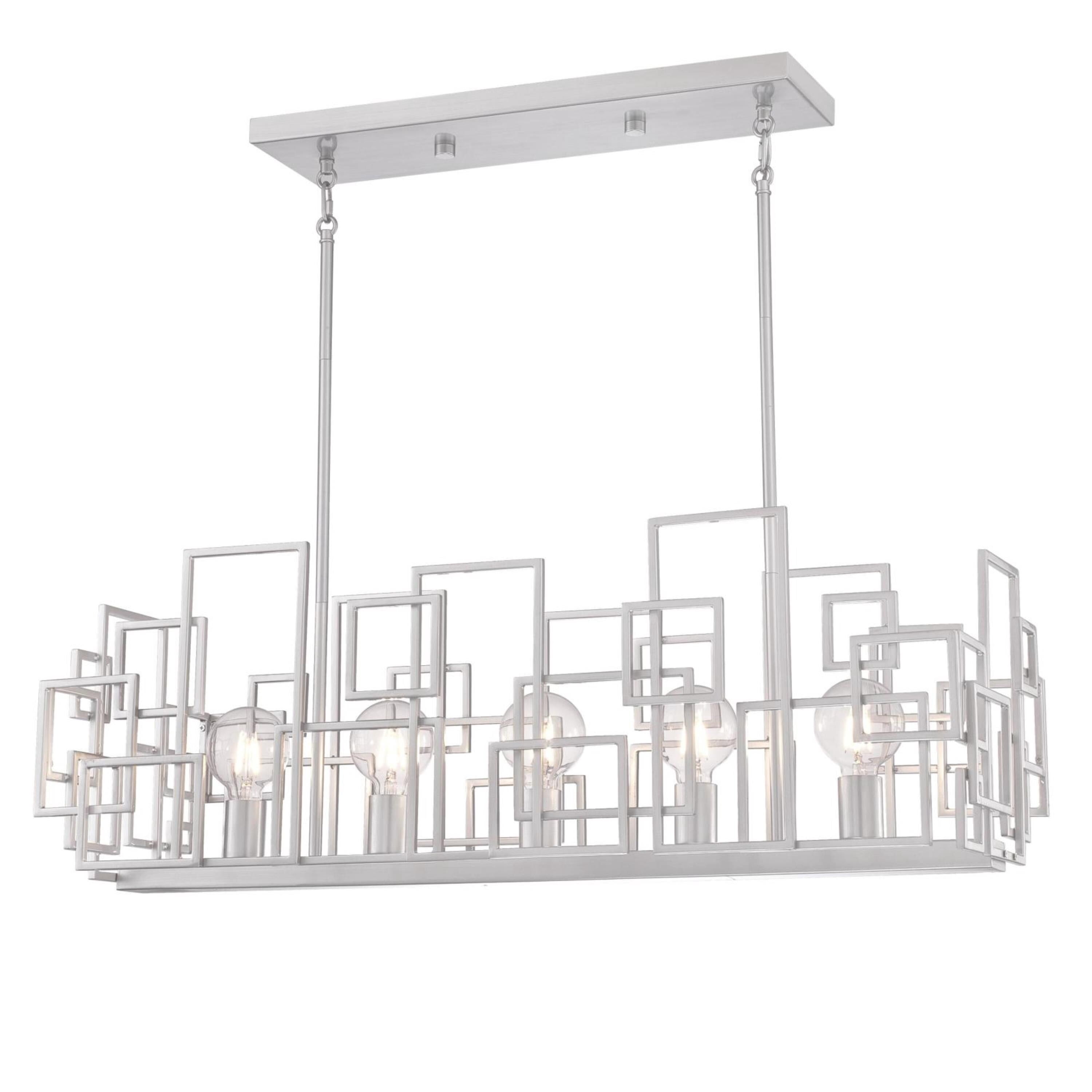 Westinghouse Lighting Warhol Five-Light Indoor Chandelier, Nickel ...