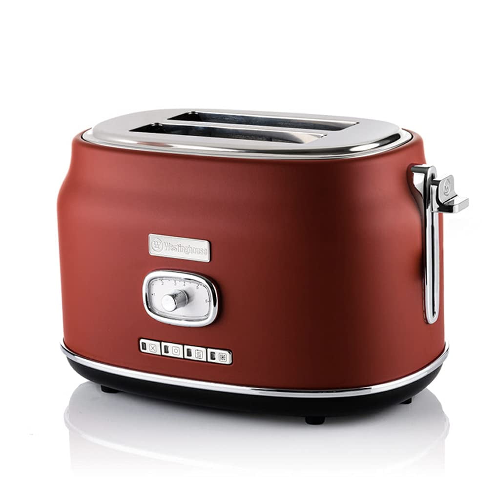 Westinghouse Retro 2-Slice Toaster, Stainless Steel Extra Wide Slots ...