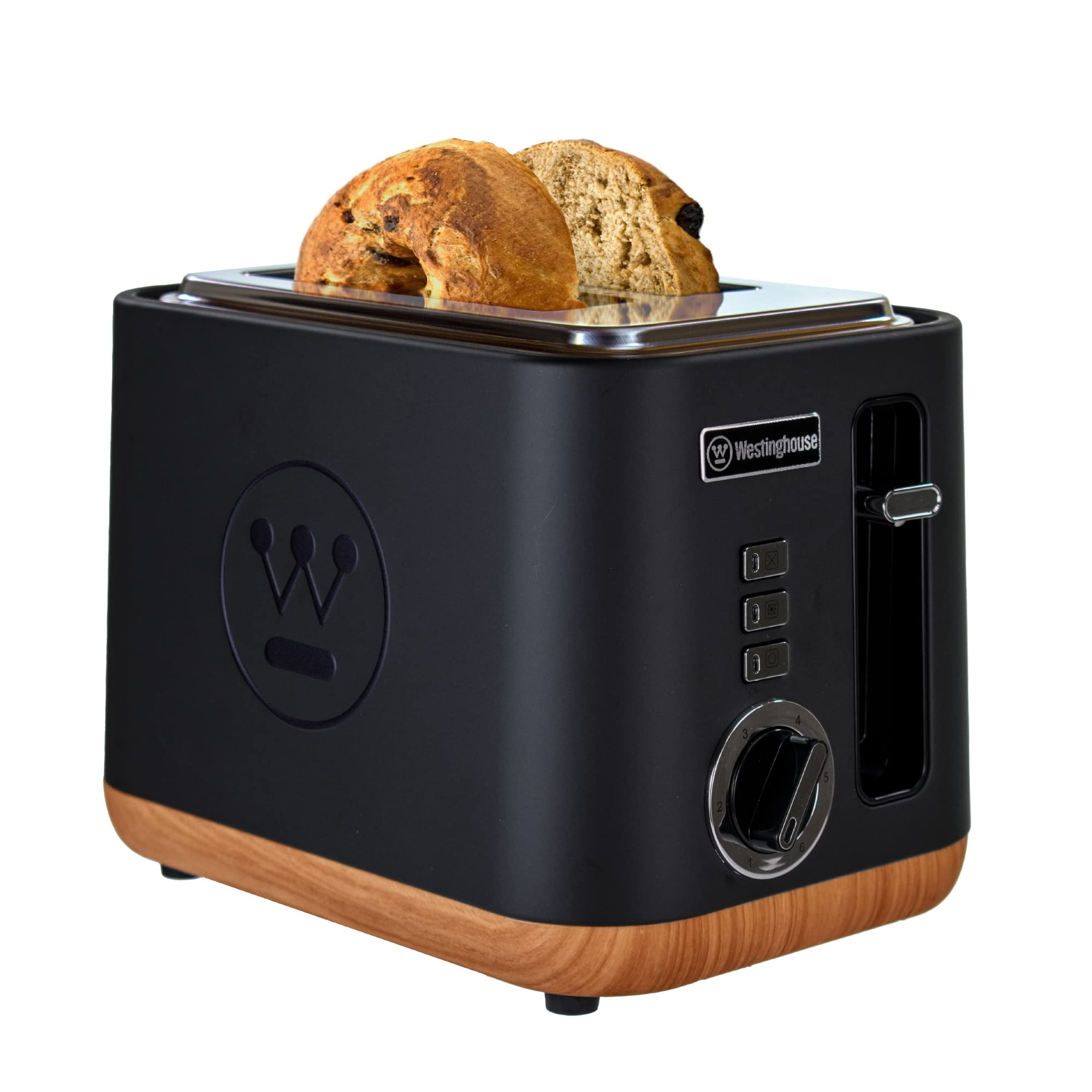 Westinghouse Scandinavian Design 2-Slice Toaster w/Wide Slots ...