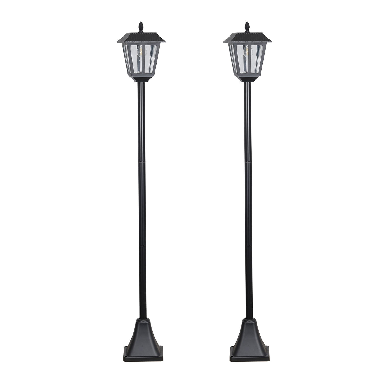 Westinghouse Solar Garden Post Lamp (2-Pack) - Walmart.com