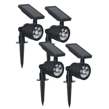 Hyper Tough 2400 Lumen Solar Motion Activated LED Path Light - Walmart.com