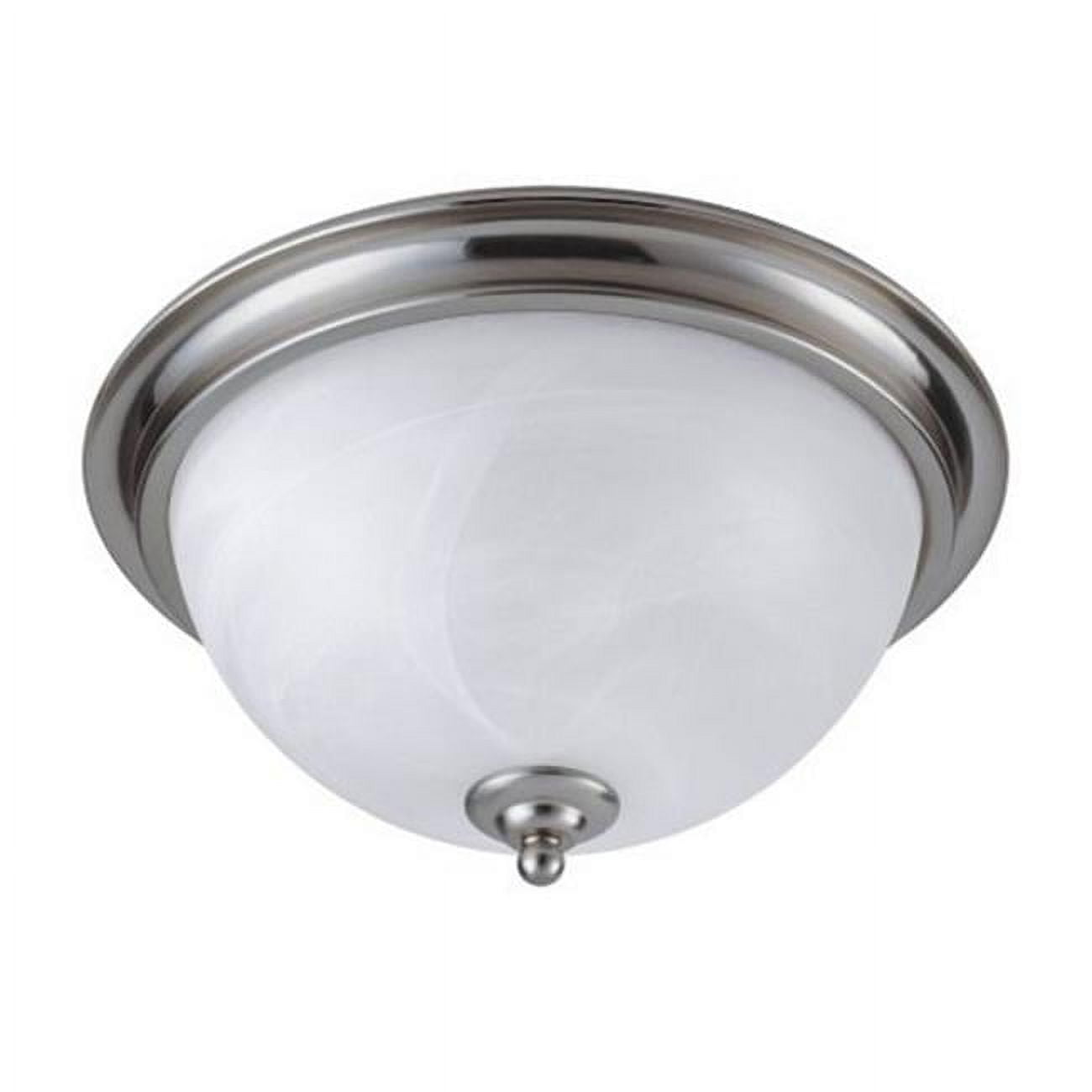 Westinghouse Two Light Indoor Flush Mount Ceiling Fixture - Brushed ...