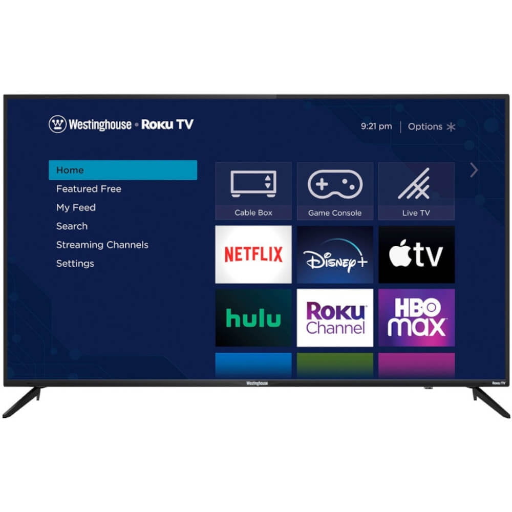 Westinghouse WR55UX4212 55 inch Class LED 4K UHD HDR Smart Roku TV ...