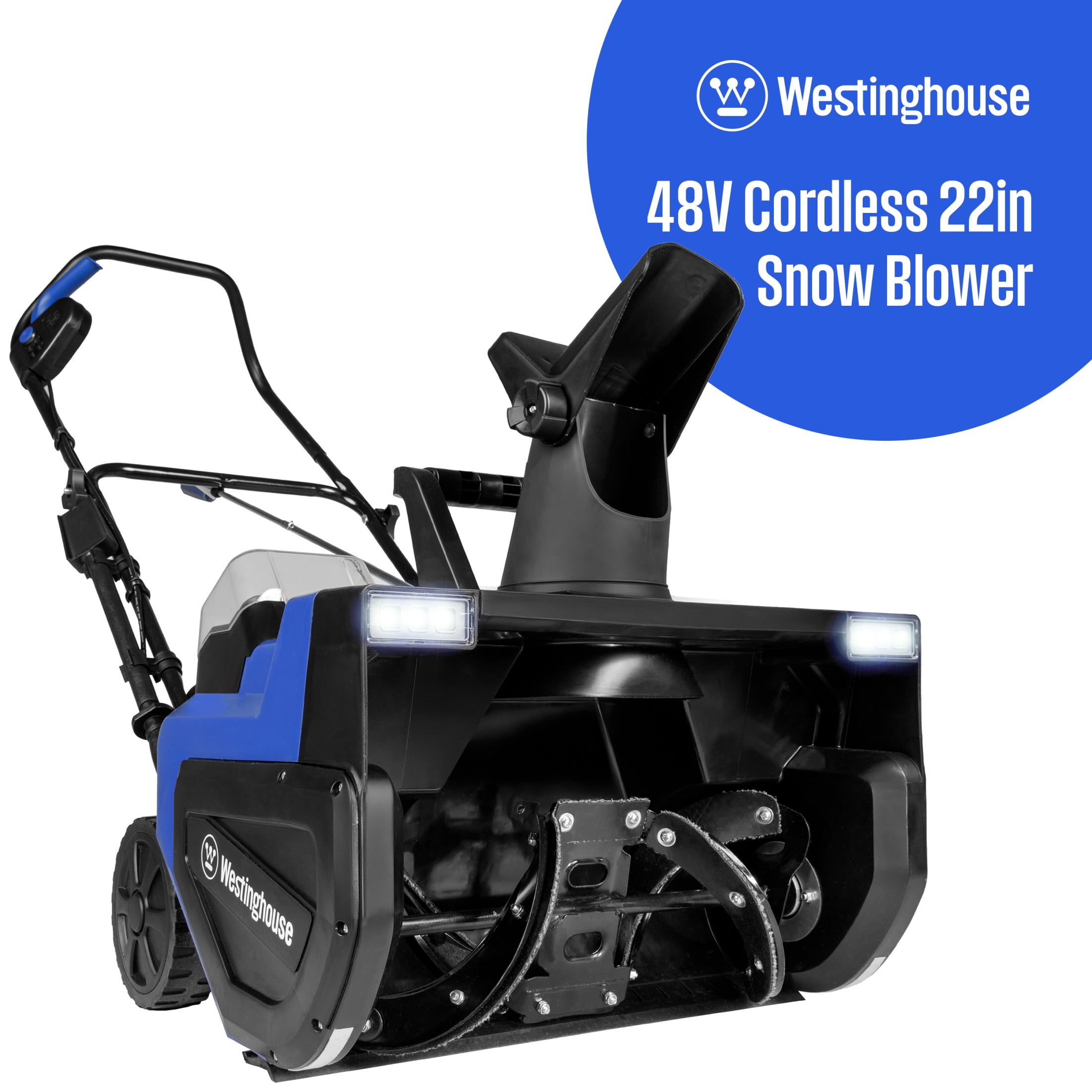 Westinghouse WSnow22T 48V Cordless Snow Blower 22 Inch Tool, Steel ...