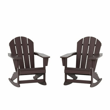 Westintrends Outdoor Folding HDPE Adirondack Chair, Patio Seat, Weather ...