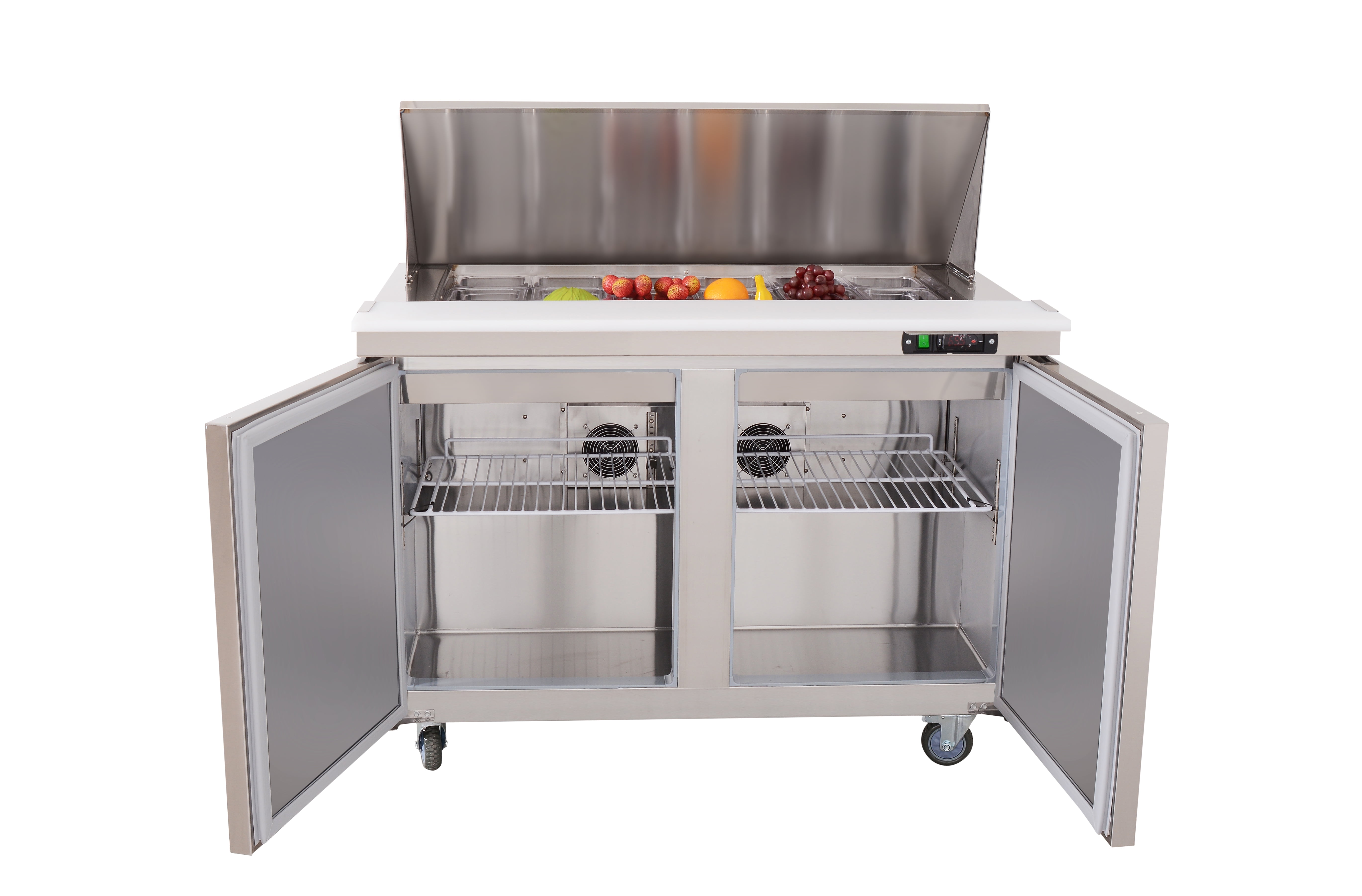 Westlake Food Prep Table Refrigerator WKSR-48BM Stainless Steel Mega ...
