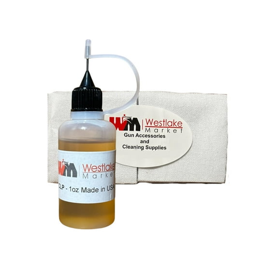 Westlake Market Gun Cleaning CLP 1 oz with Shotgun Patches, Made in USA ...