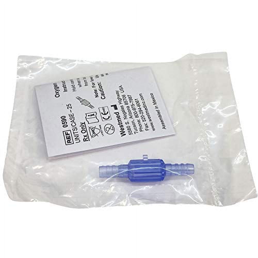 Westmed #0590 Swivel Oxygen Tubing Connectors - Pack of 5 Package may ...