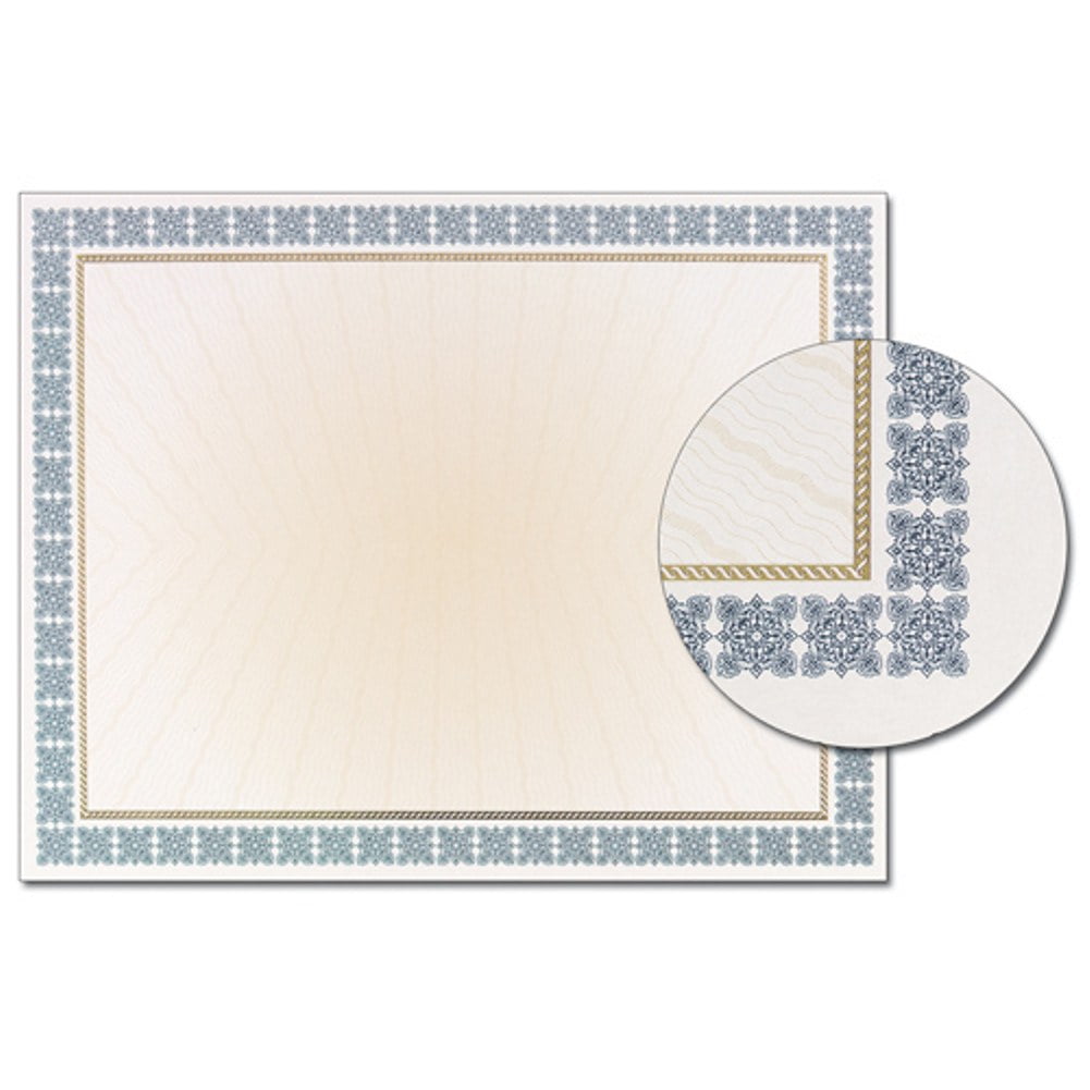 Westminster Blue With Gold Foil Border Certificates - 8 1/2in. x 11in ...