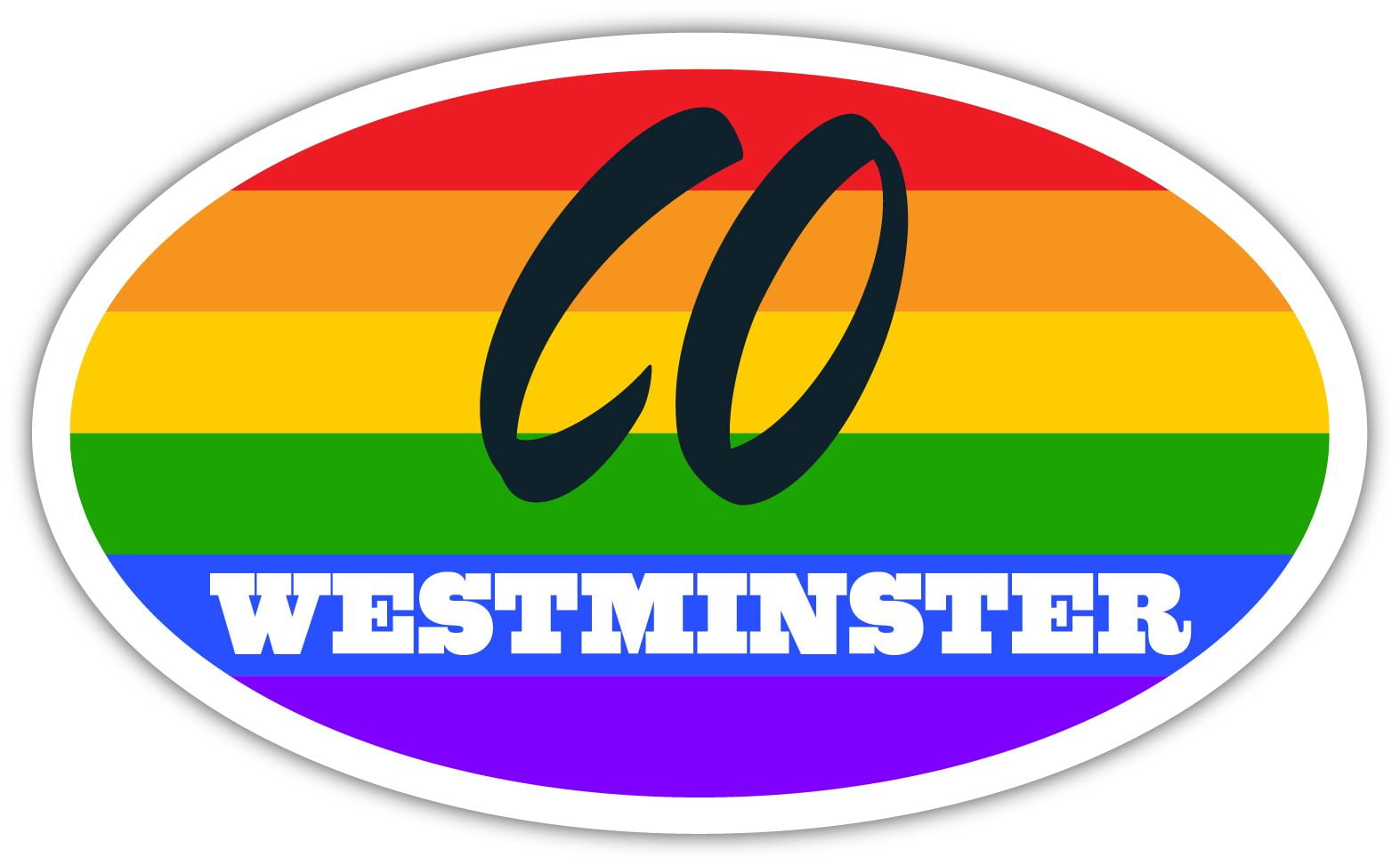 Westminster CO Colorado Adams County Rainbow Pride Flag 6 Stripes Pride ...