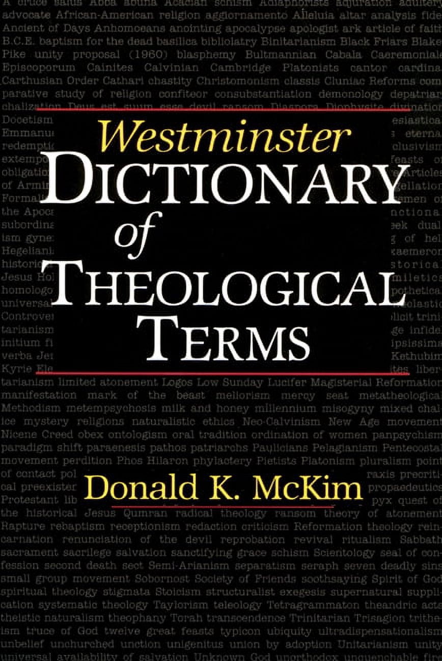 Westminster Dictionary of Theological Terms (Paperback) - Walmart.com