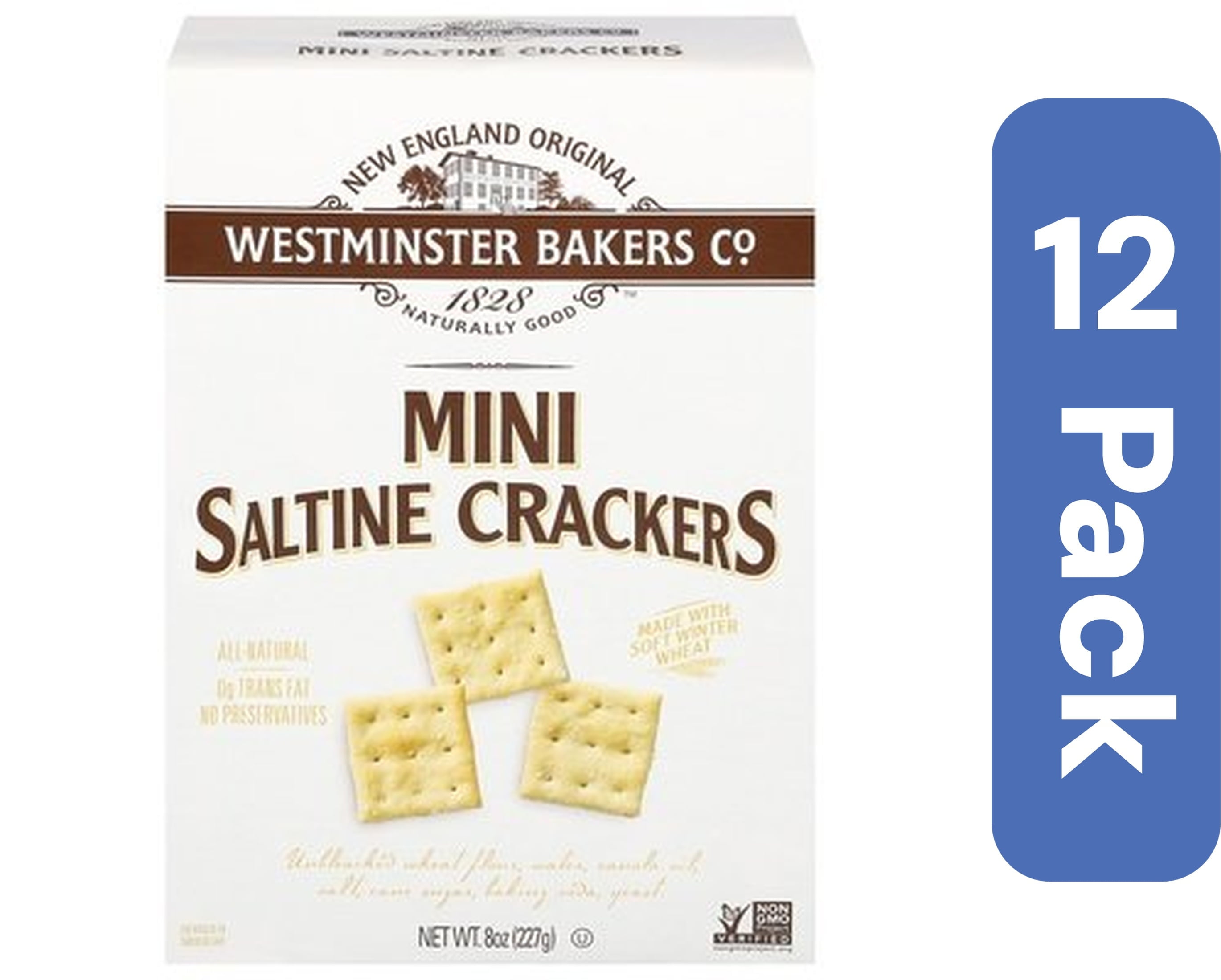 Westminster Mini Saltines 8 oz (Pack of 12) - Walmart.com