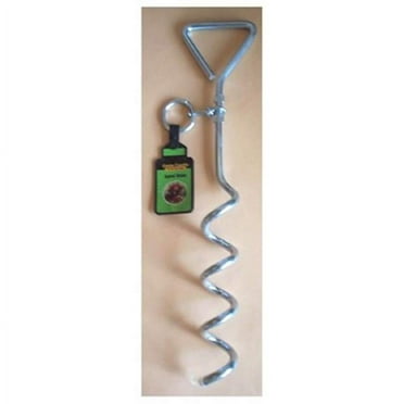 Westminster Pet Products Corkscrew Tie Out Stake Dog Leash Securer, 15 ...