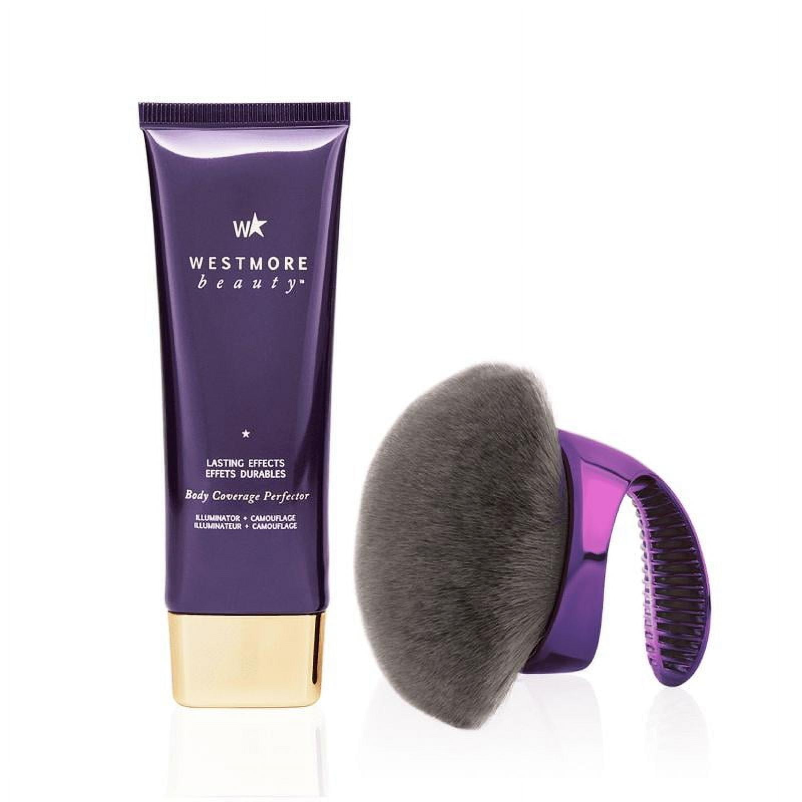 Westmore Beauty Body Coverage Perfector 3.5oz + X-Large Buffer Brush ...