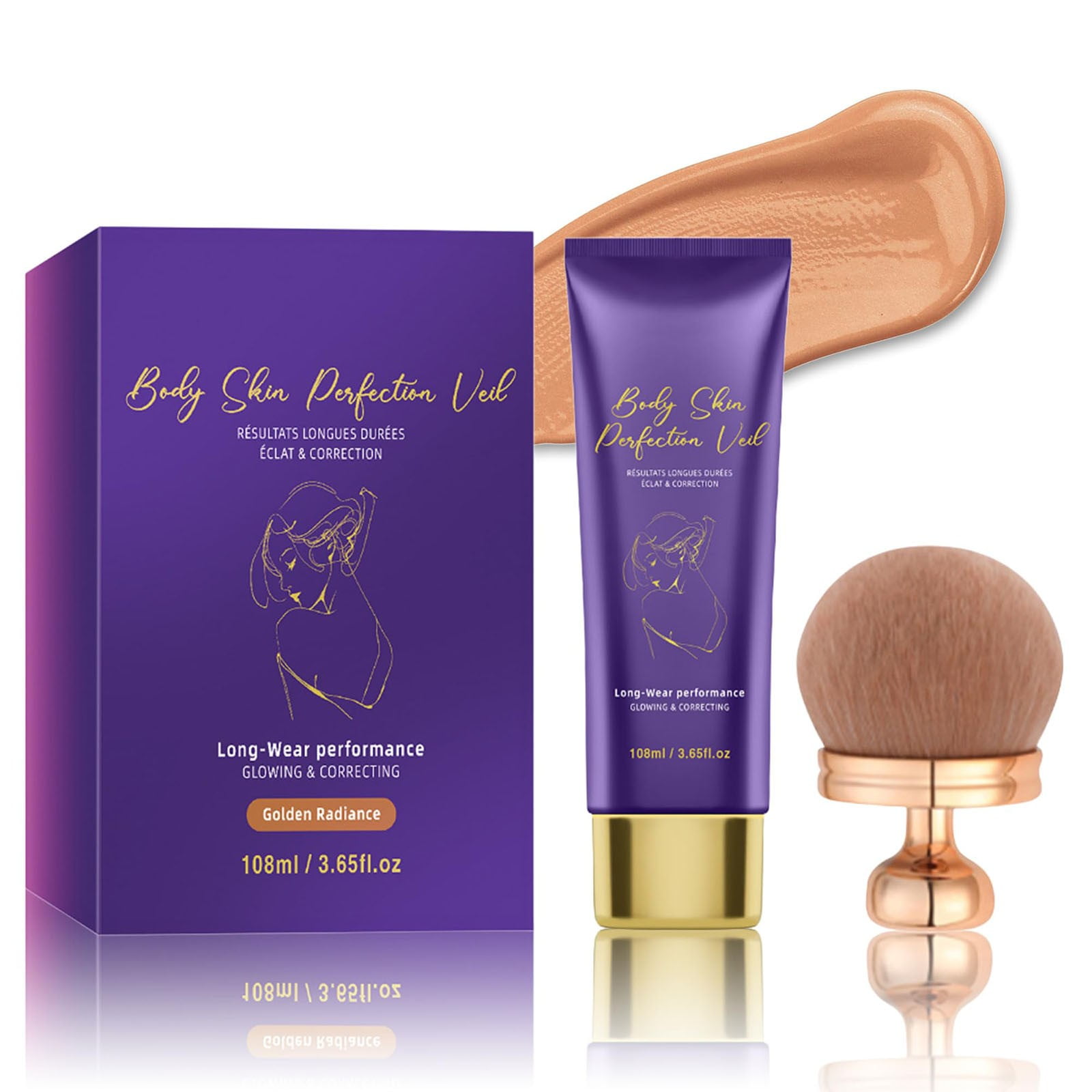 Westmore Beauty Full Coverage Body Makeup with Brush - Tattoo & Scar ...