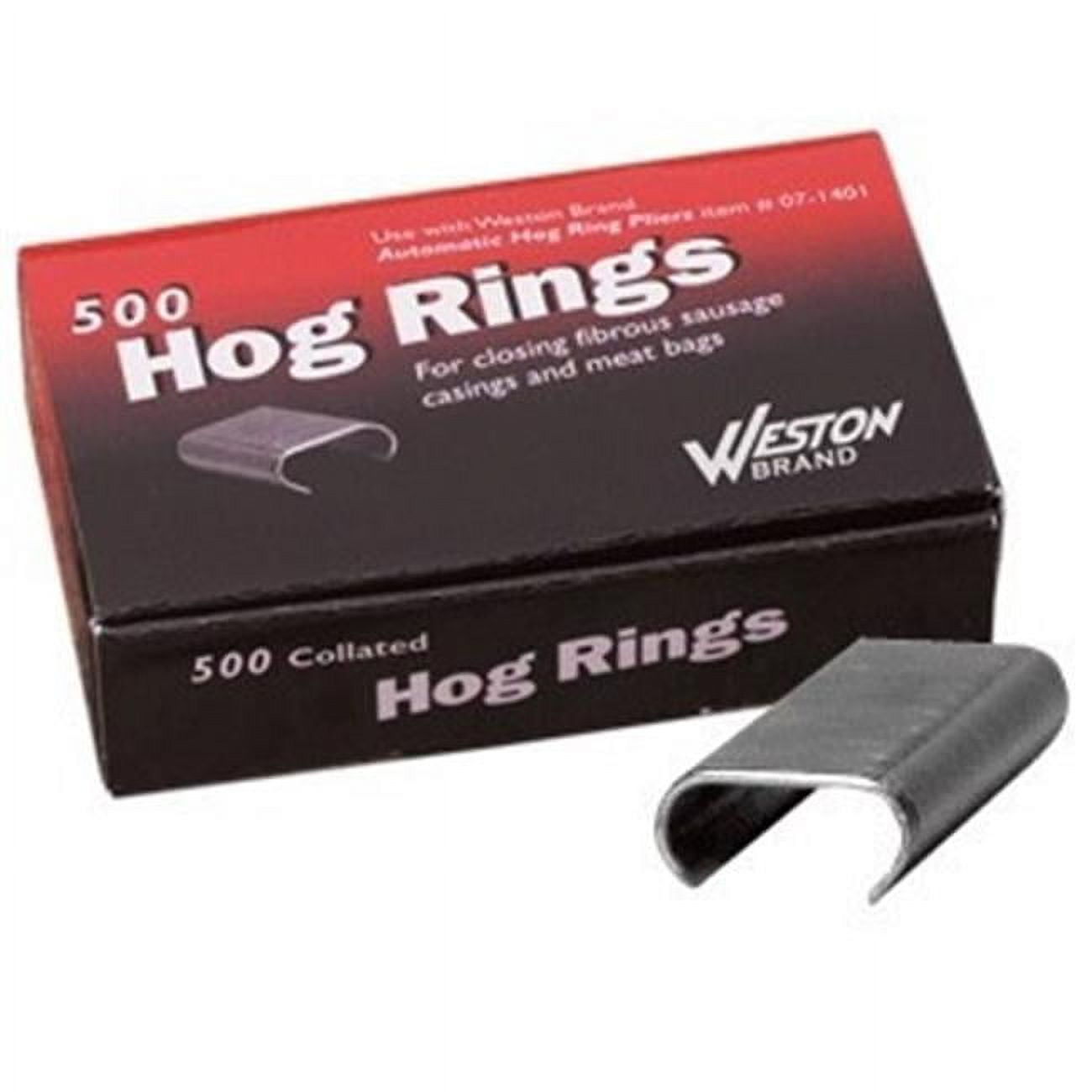 Weston 47-1452 Heavy Duty Hog Ring, Silver - Walmart.com