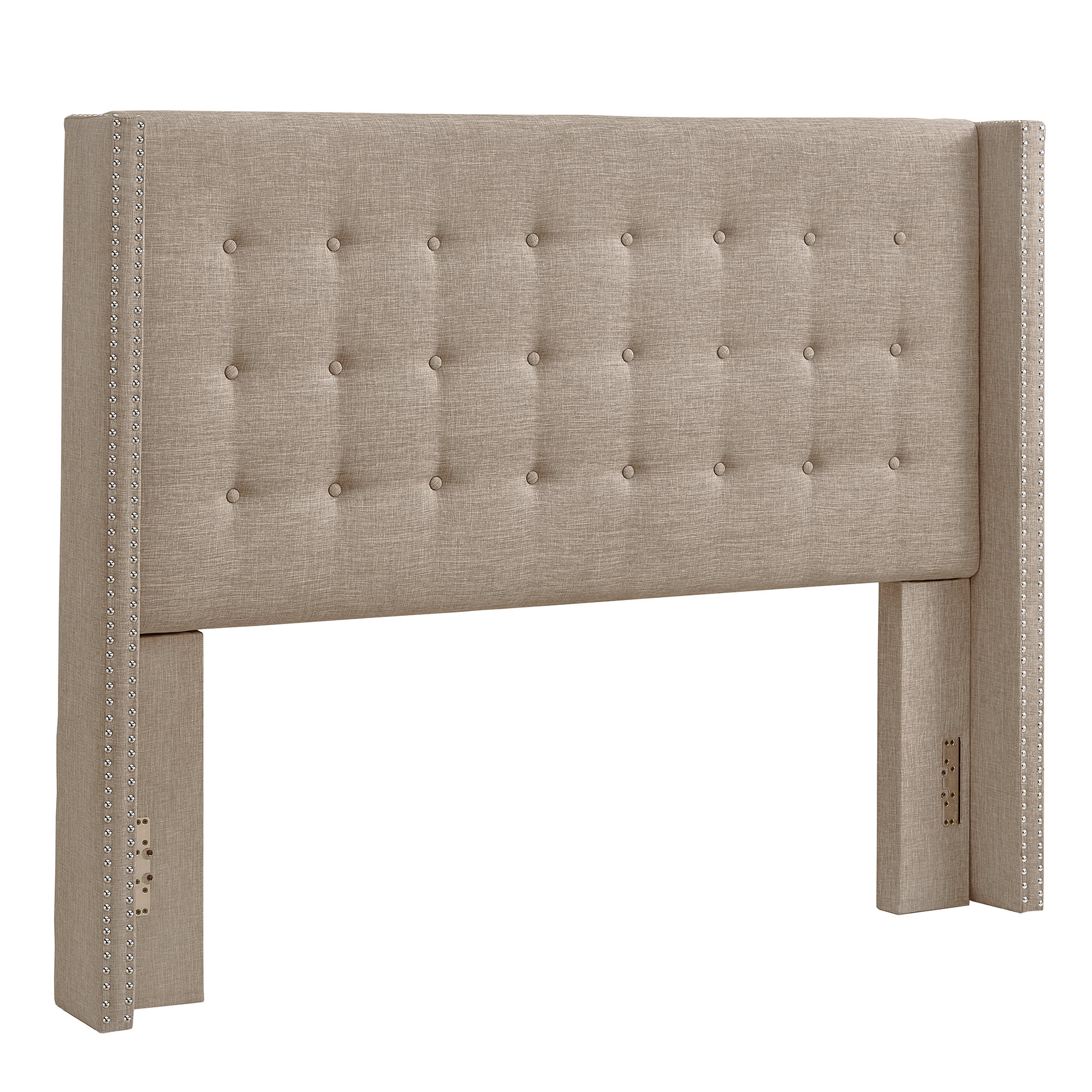 Weston Home Atchison King Wingback Headboard - Nailhead Trim - Walmart.com