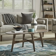 Weston Home Brno Wood Teardrop 3 Legs Nesting Coffee Tables, Walnut ...