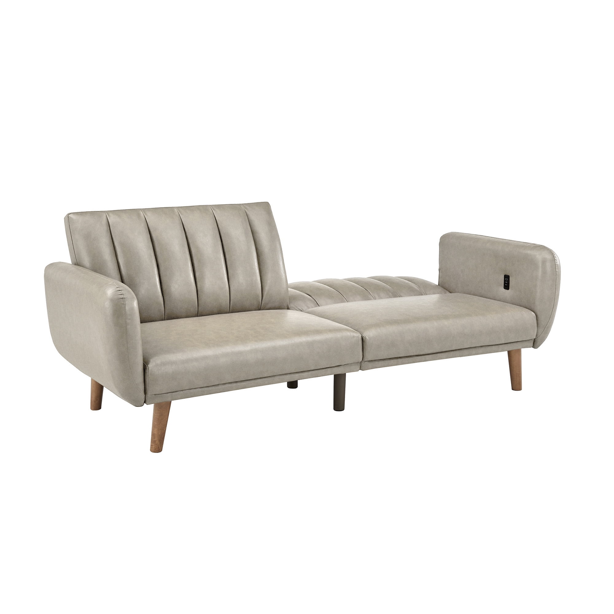 Weston Home Fosnavag Upholstered Convertible Split-Back Futon Sofa Bed ...