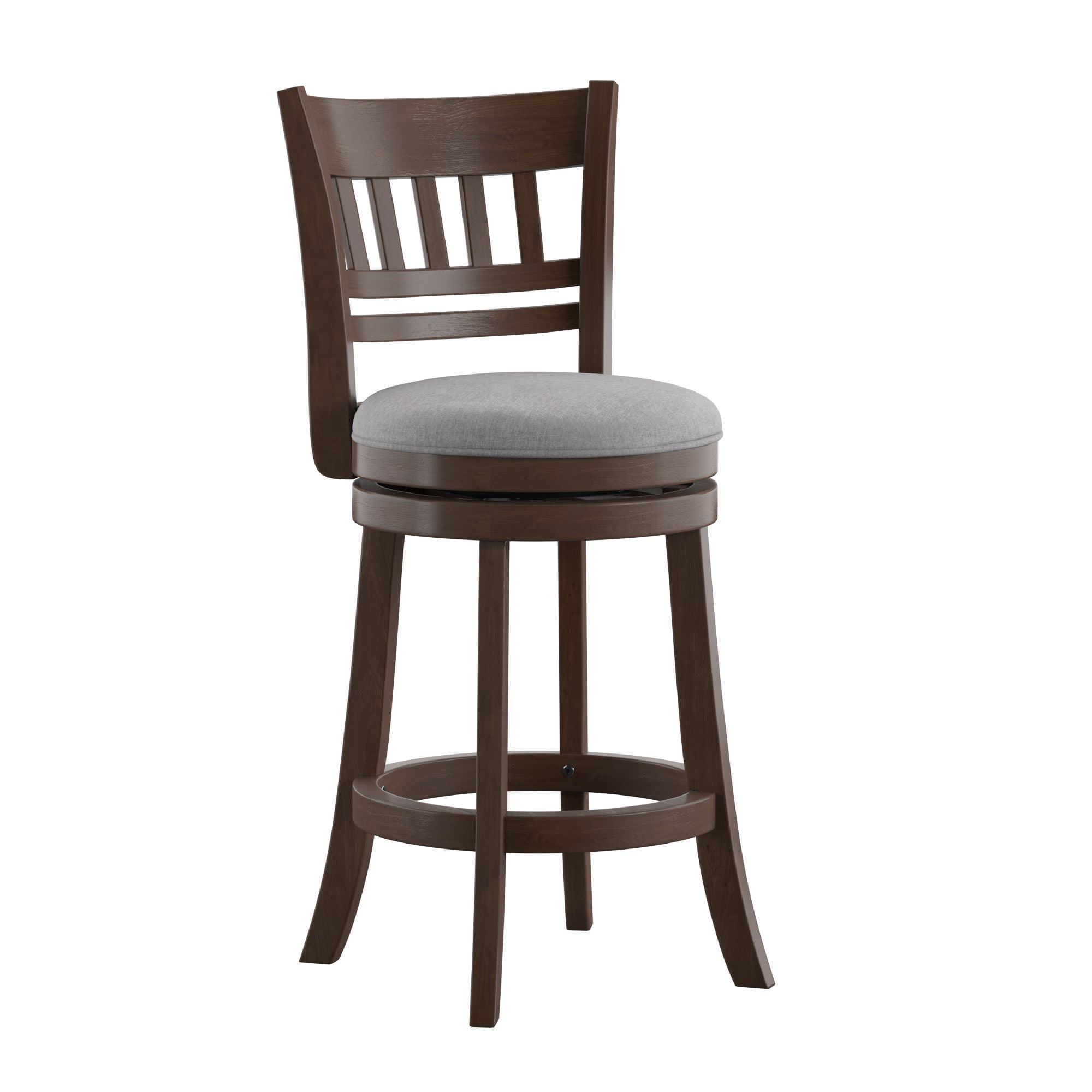 Free Shipping! Weston Home Linen Lattice Back Swivel Counter Height Bar ...