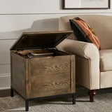 Weston Home Wilson Rectangular Wood Storage Trunk End Table with ...