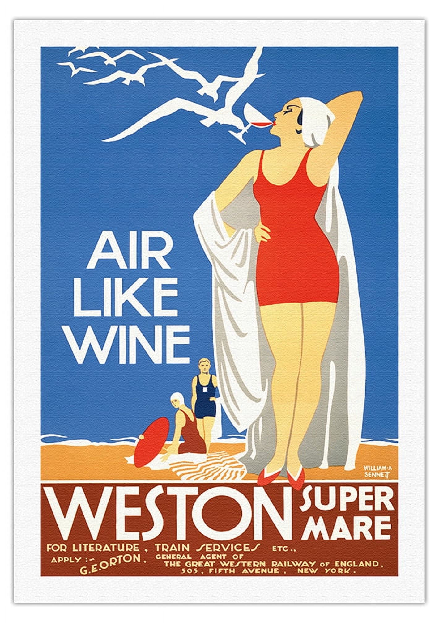 Weston Super Mare - North Somerset England - Great Western Railway ...